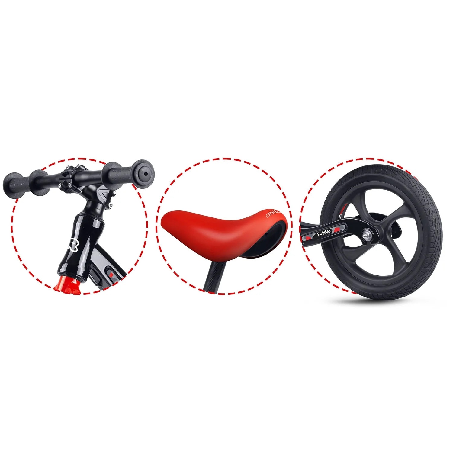 Bicicleta de echilibru pentru copii B2X, cadru din magneziu, roti de 12 ...
