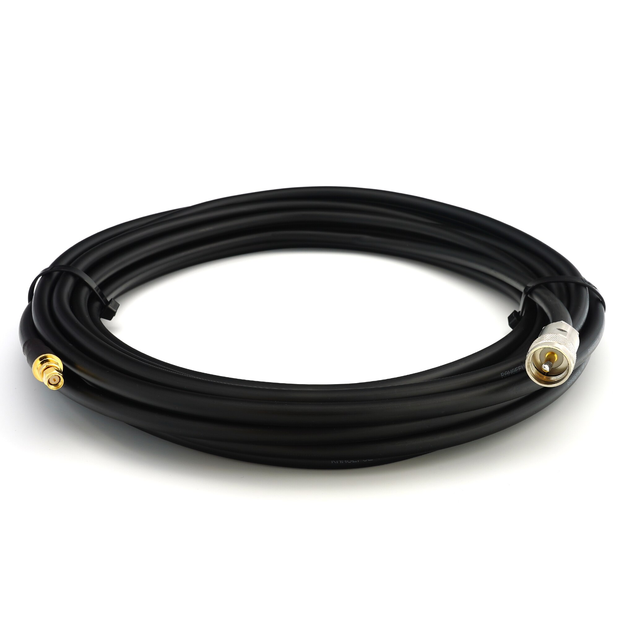 Cablu coaxial LMR400 7m PL259 la SMA tata 50 Ohm pentru radio HAM CB ...