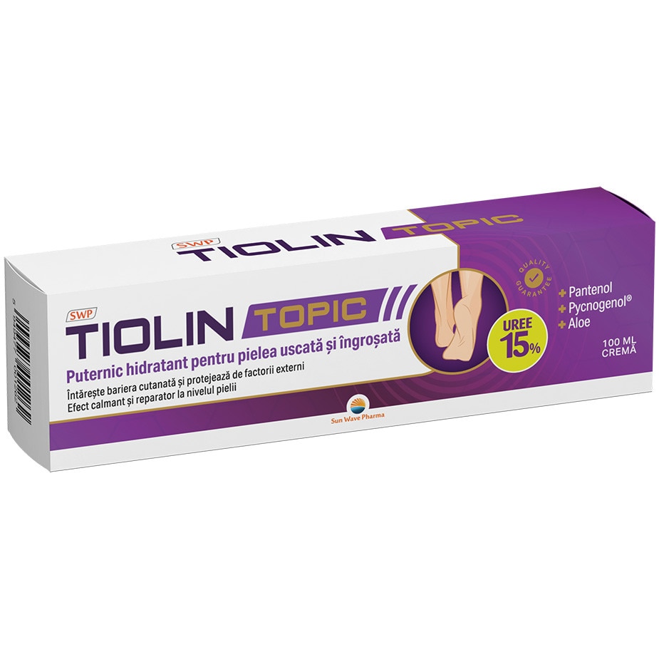 Tiolin Topic Crema, Pentru Hidratarea si Protejarea Piciorului Diabetic ...