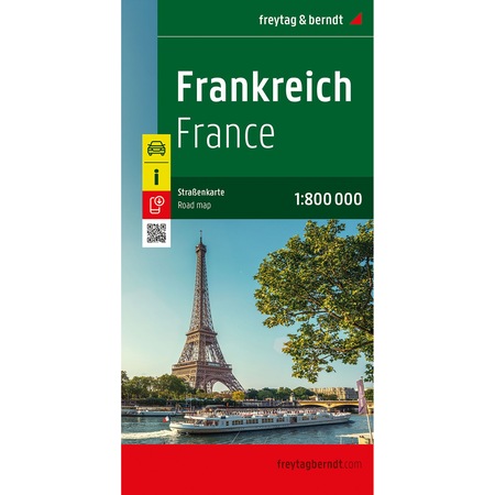 Harta rutiera Franta, Freytag & Berndt, 1:800 000, informatii turistice ...