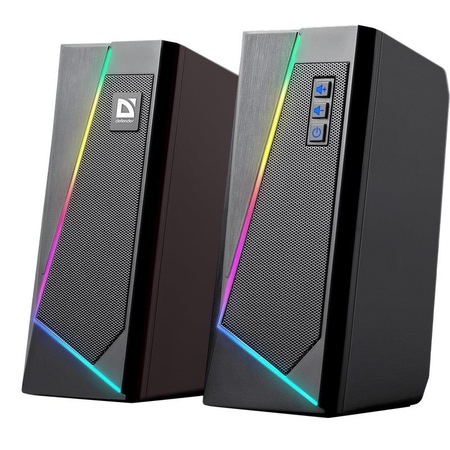 Boxe PC Defender SOLAR 3, 2.0, 10W, Bluetooth, USB, iluminare RGB ...