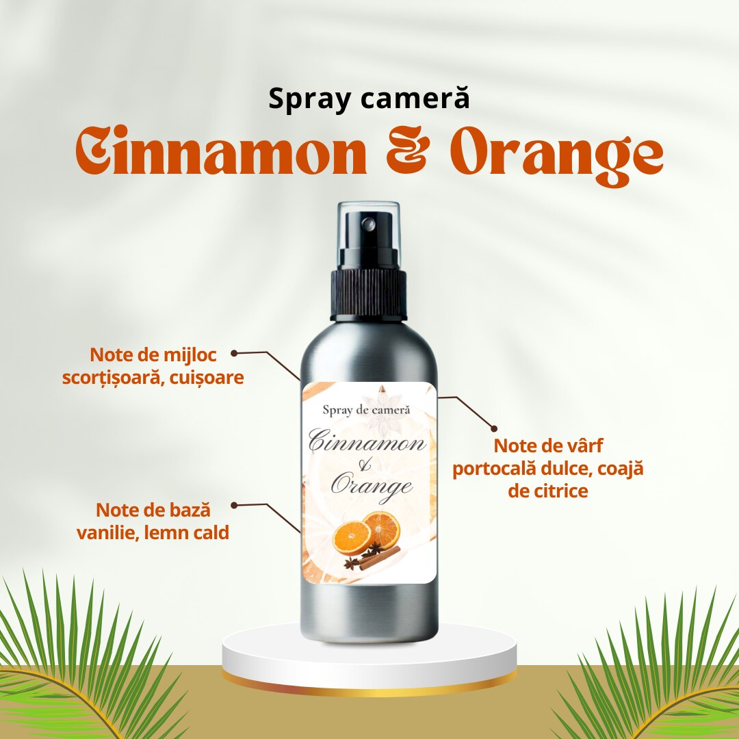 Spray de camera ”Scortisoara si Portocale”, 100ml - eMAG.ro
