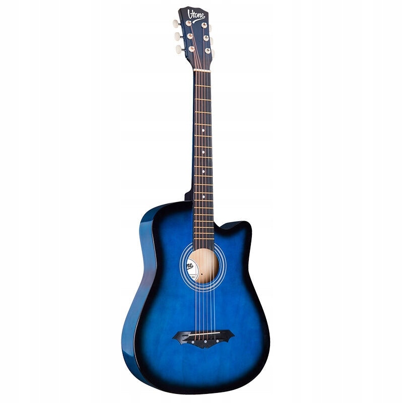 Chitara acustica V-Tone, AG ONE BB 4/4, set cu 3 pene, curea, corzi de ...