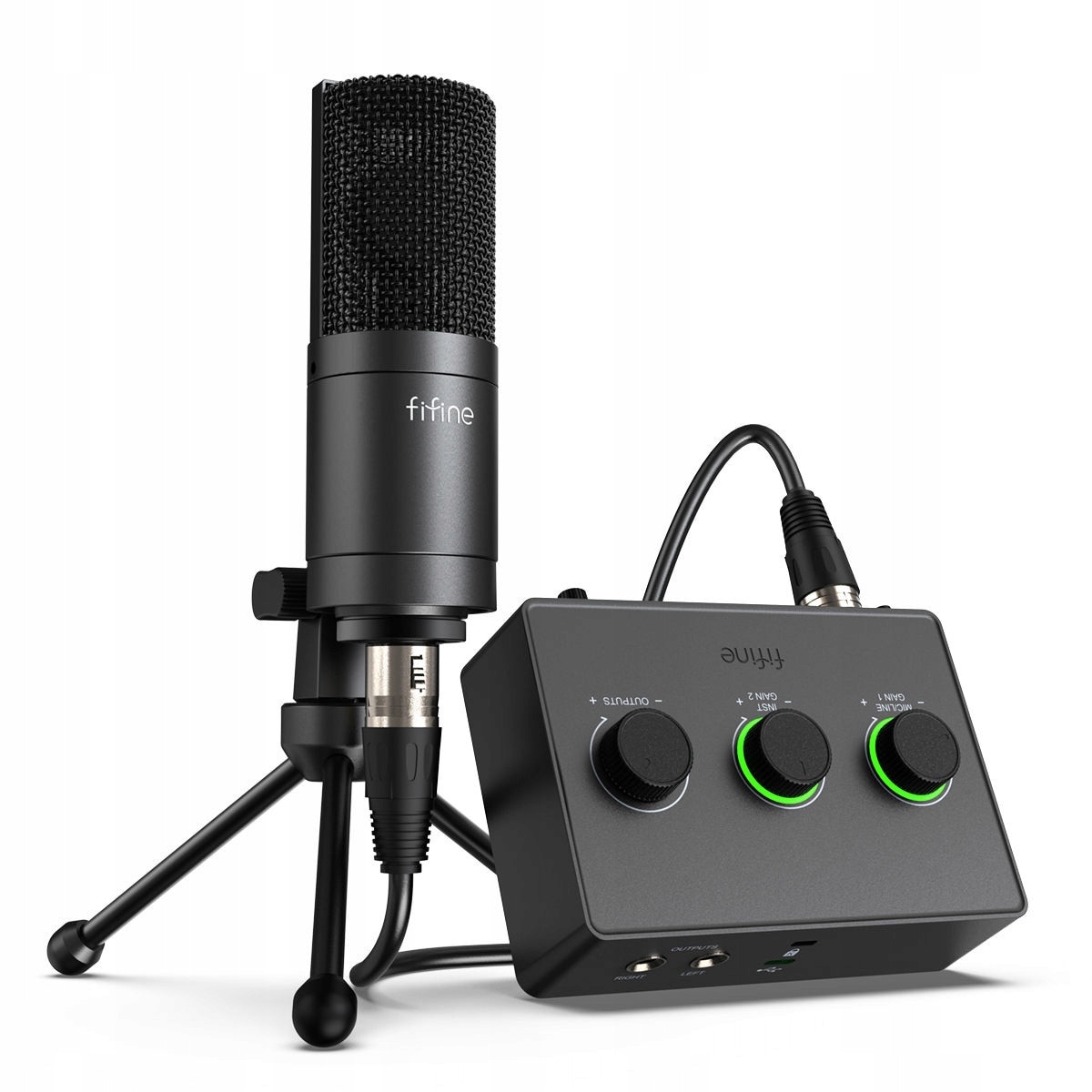 XLR USB audio interfész fantom +48V, AMPLI1 modell, 20-20 kHz, 0.5 kg ...