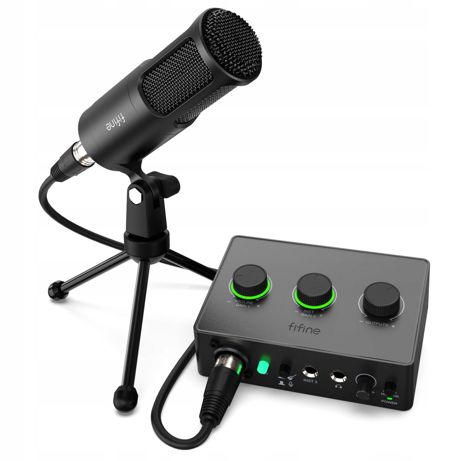 XLR USB audio interfész fantom +48V, AMPLI1 modell, 20-20 kHz, 0.5 kg ...