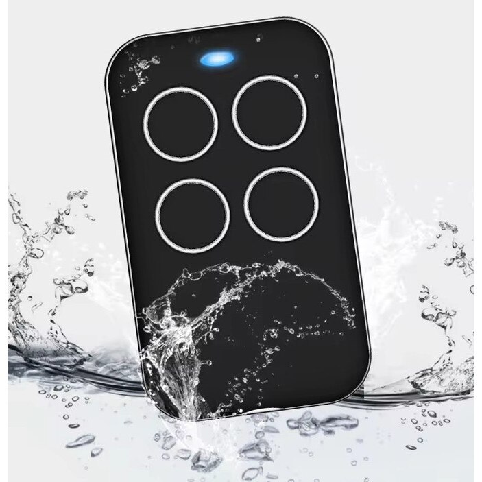 Telecomanda pentru porti, 4 canale, 433.92 MHz, 6.2x3.8x1.2cm, negru ...
