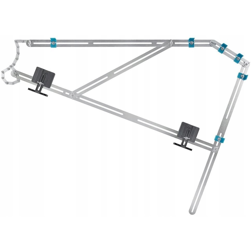 Sablon pentru scari Wolfcraft, set 1 buc, 13x sine de otel galvanizat ...