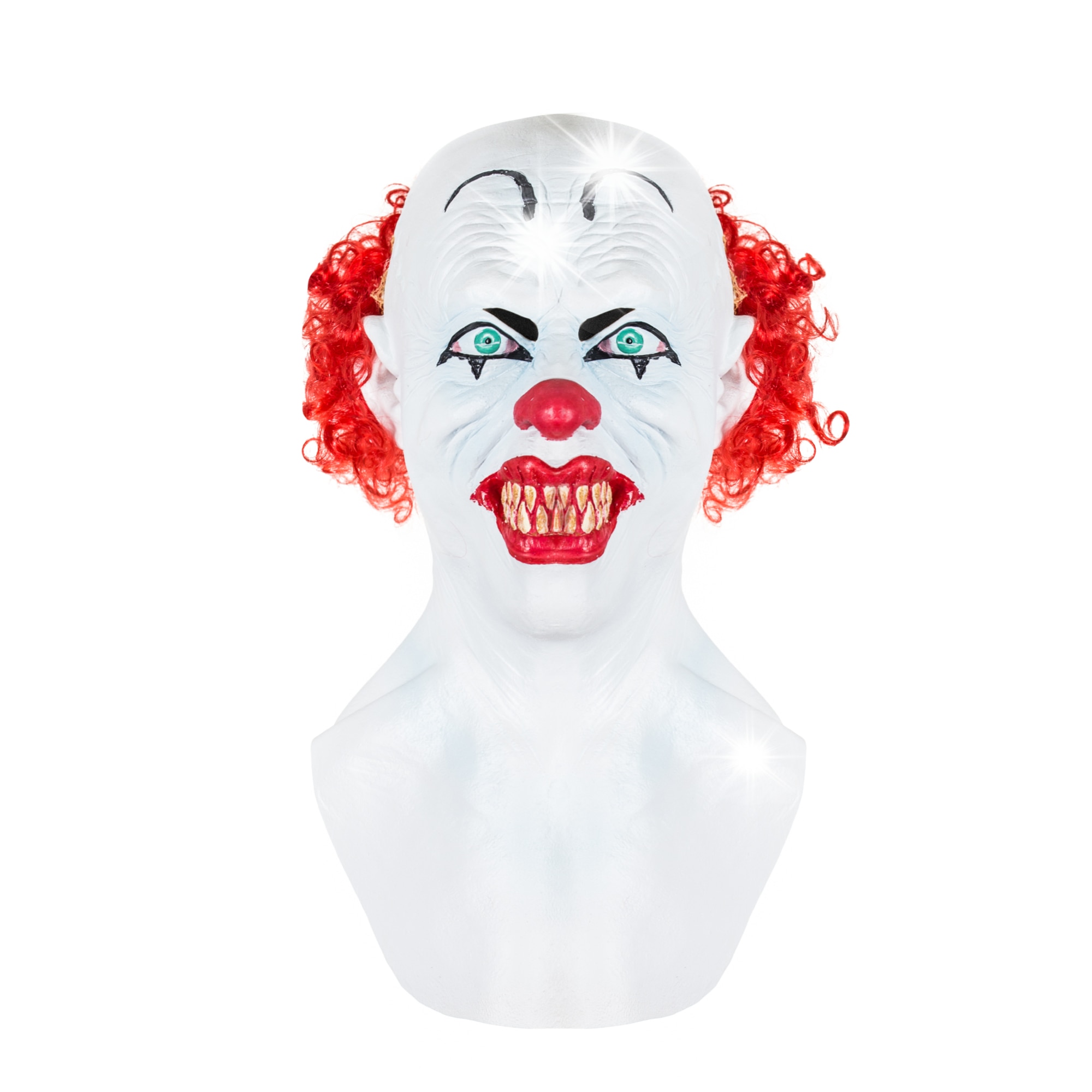 Masca de carnaval din latex Pennywise Clown, Korbi, dimensiune ...