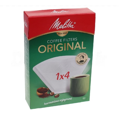 Melitta - Melitta Original kávéfilter 1x4 / 80 - fehér - 6771382 - eMAG.hu