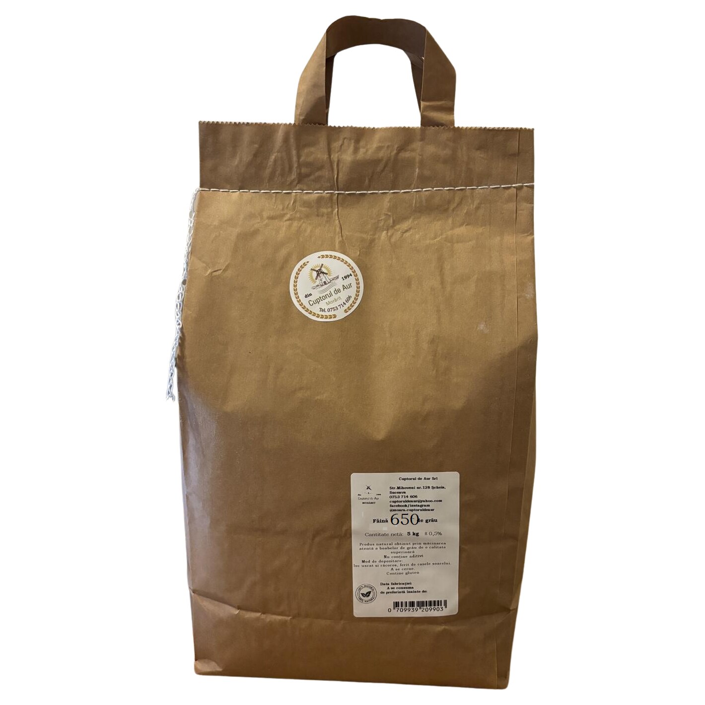 Faina alba 650 de grau, Cuptorul de Aur, punga 5 kg - eMAG.ro