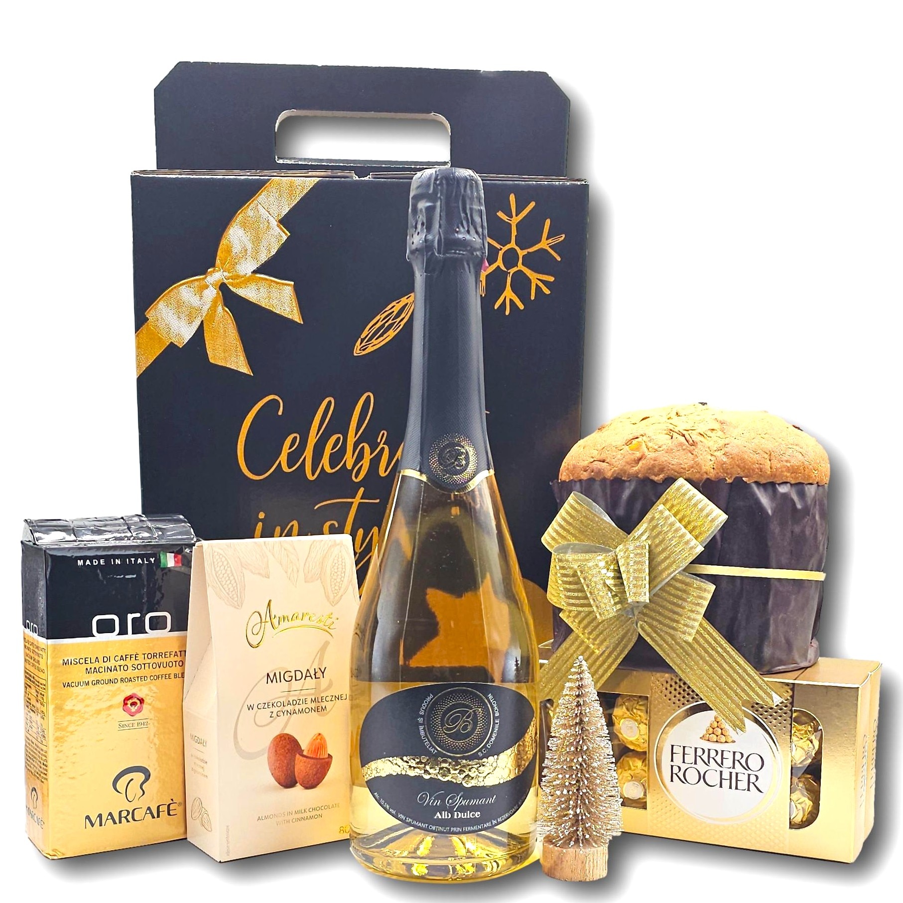 Pachet cadou de Craciun, CADOURI PREMIUM ®, model Happy New Year, cu ...