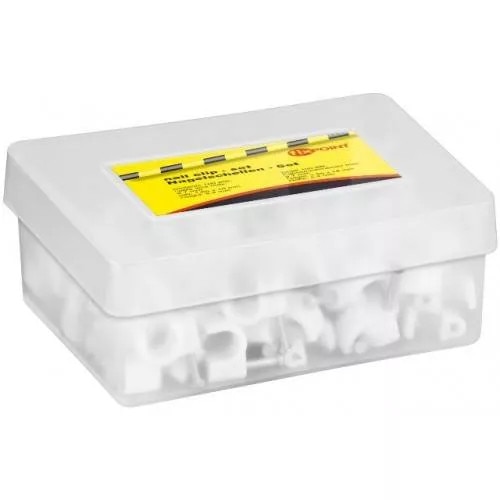 Cleme plastic fixare cablu 7mm, set 10 buc - eMAG.ro