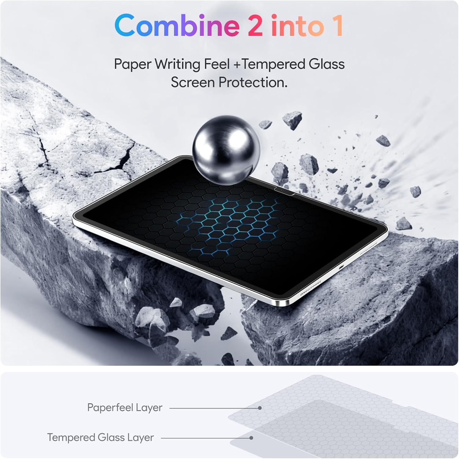 Folie Tempered Glass Handwriting pt. Samsung Galaxy Tab S11, S10 Lite ...