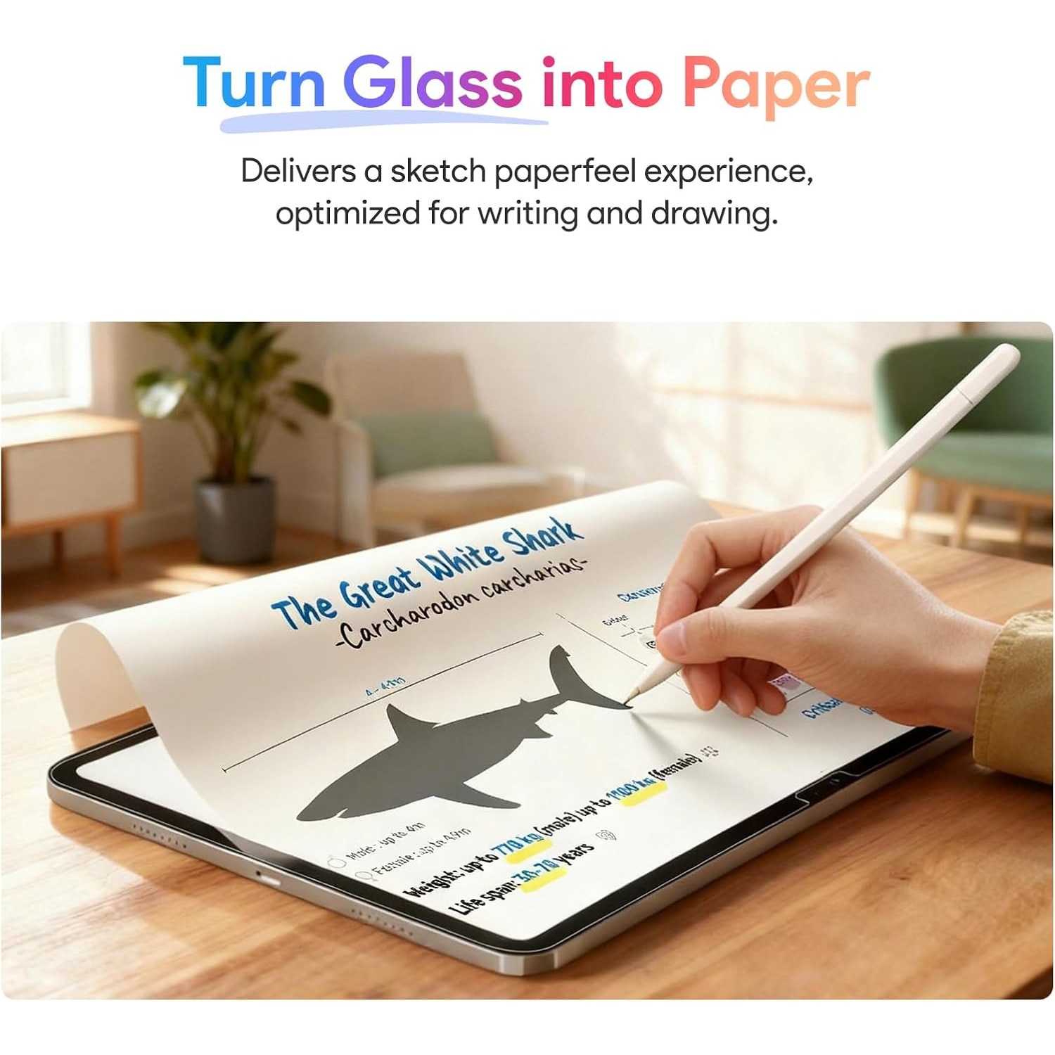 Folie Tempered Glass Handwriting REVOMAG pentru Lenovo Tab M11 / Tab ...