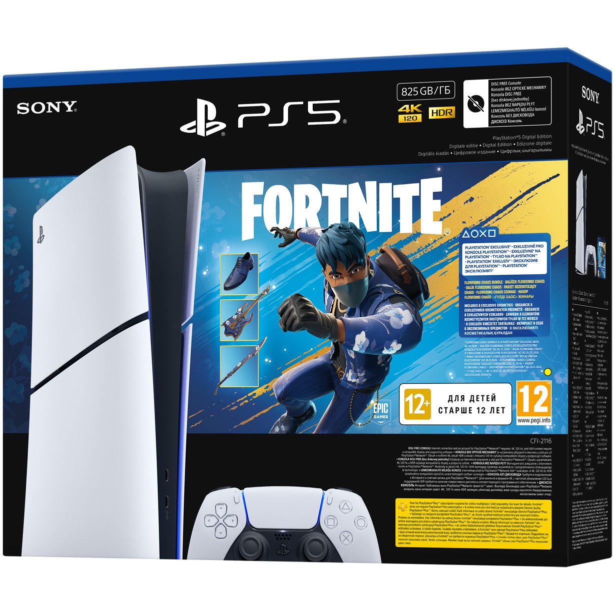 Consola PlayStation 5 Digital Edition (PS5) Slim, 825GB SSD, E-Chassis ...
