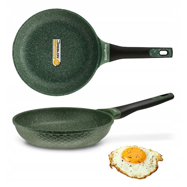 Tigaie traditionala Konighoffer Green Husk 24 cm, granit - eMAG.ro