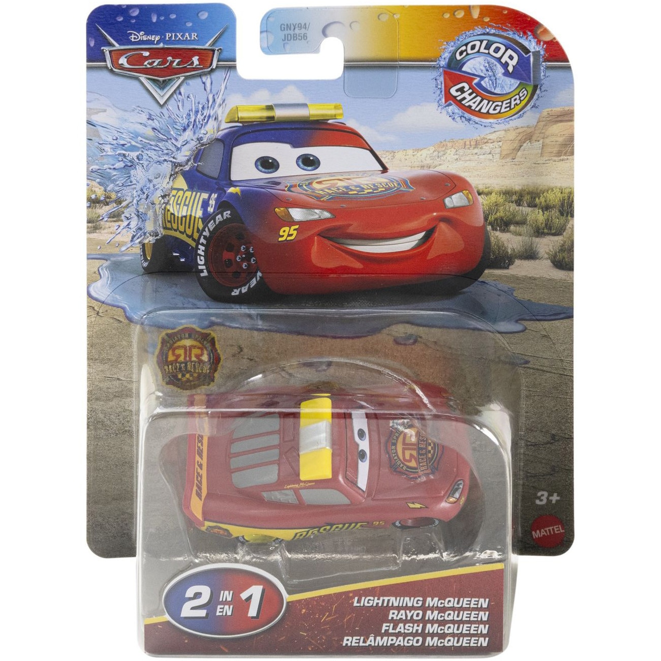 Masinuta Disney Cars - Color Changers, Fulger McQueen, 1:55 - eMAG.ro