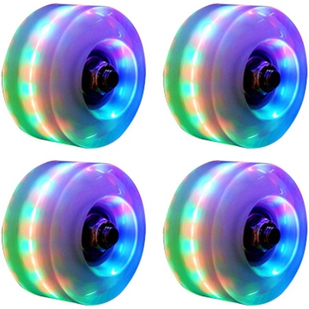 Roti patine cu patru roti, 32x58mm, set de 4 buc, multicolor, pentru ...