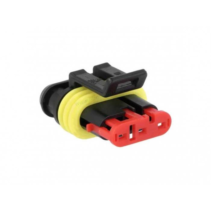 Conector cablu Superseal 1.5 mufa 3 pini IP67, 21.3mm - eMAG.ro