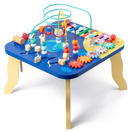 Masa Educationala Montessori Auraliv® 5-in-1 pentru Copii – Activitati ...