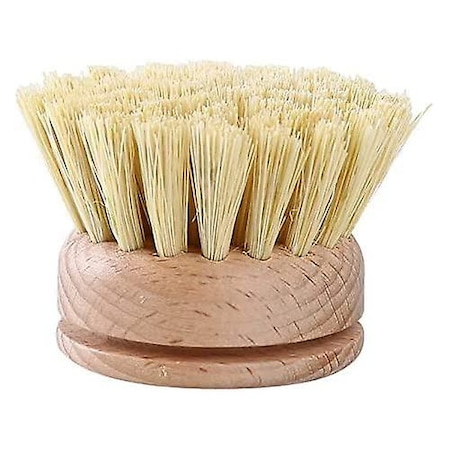 Perie de spalat din lemn, 4.5cm, pentru vase, tigai din fonta, cu peri ...