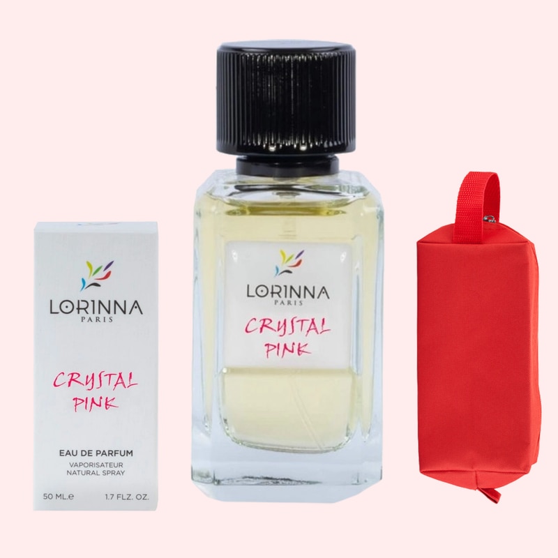 Set Apa de Parfum Lorinna Paris Parfum Crystal Pink, de Dama, 50 ml si ...