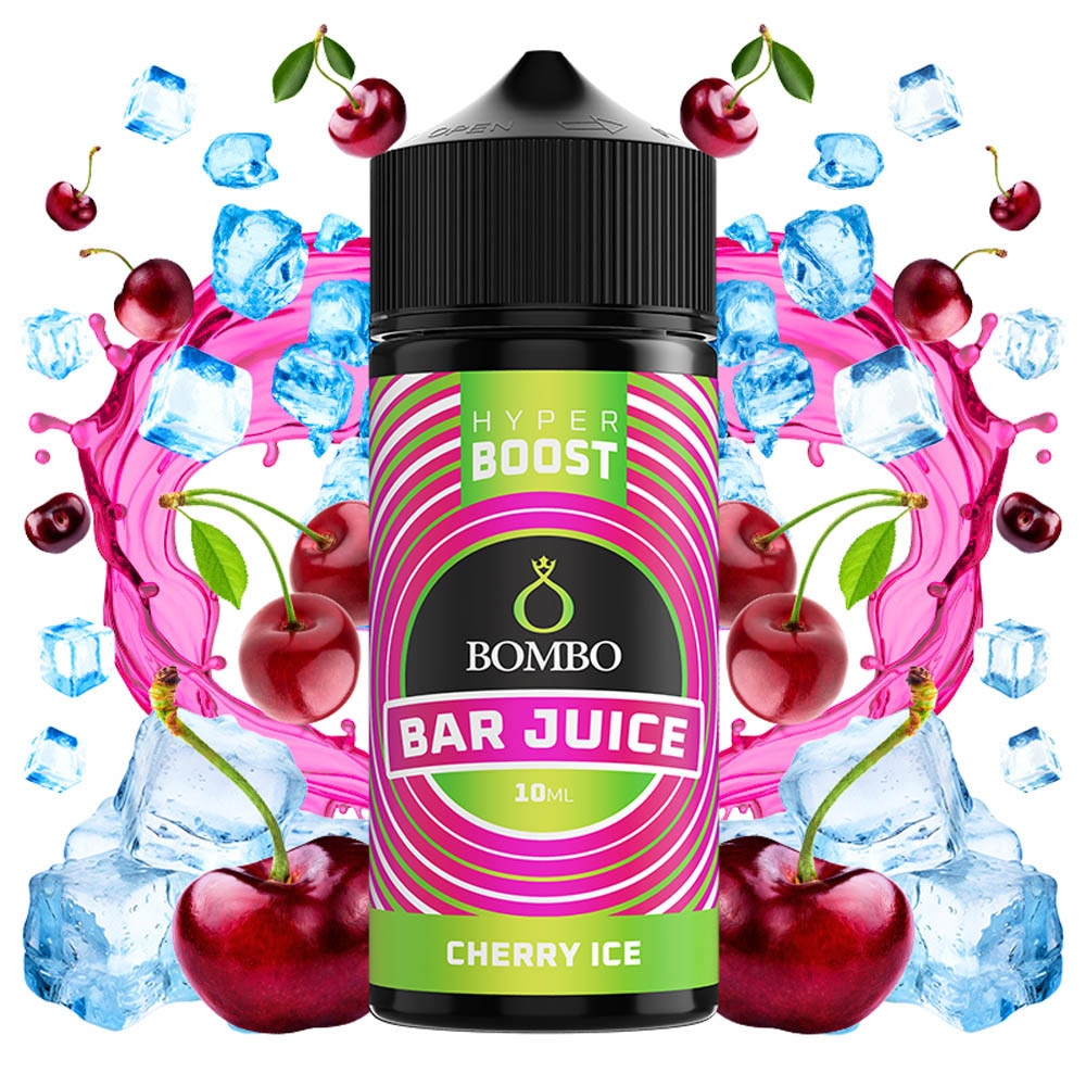 Lichid Longfill Bombo Hyper Boost 10ml/120ml - Cherry Ice - eMAG.ro