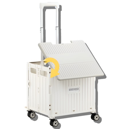 Carucior transport Jaskus MegaLoader 65L, pliabil, 4 roti ...