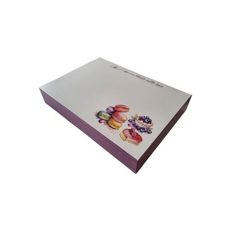 Set 25 Cutii pentru prajituri cu model 14 x 14 x 6 cm - eMAG.ro
