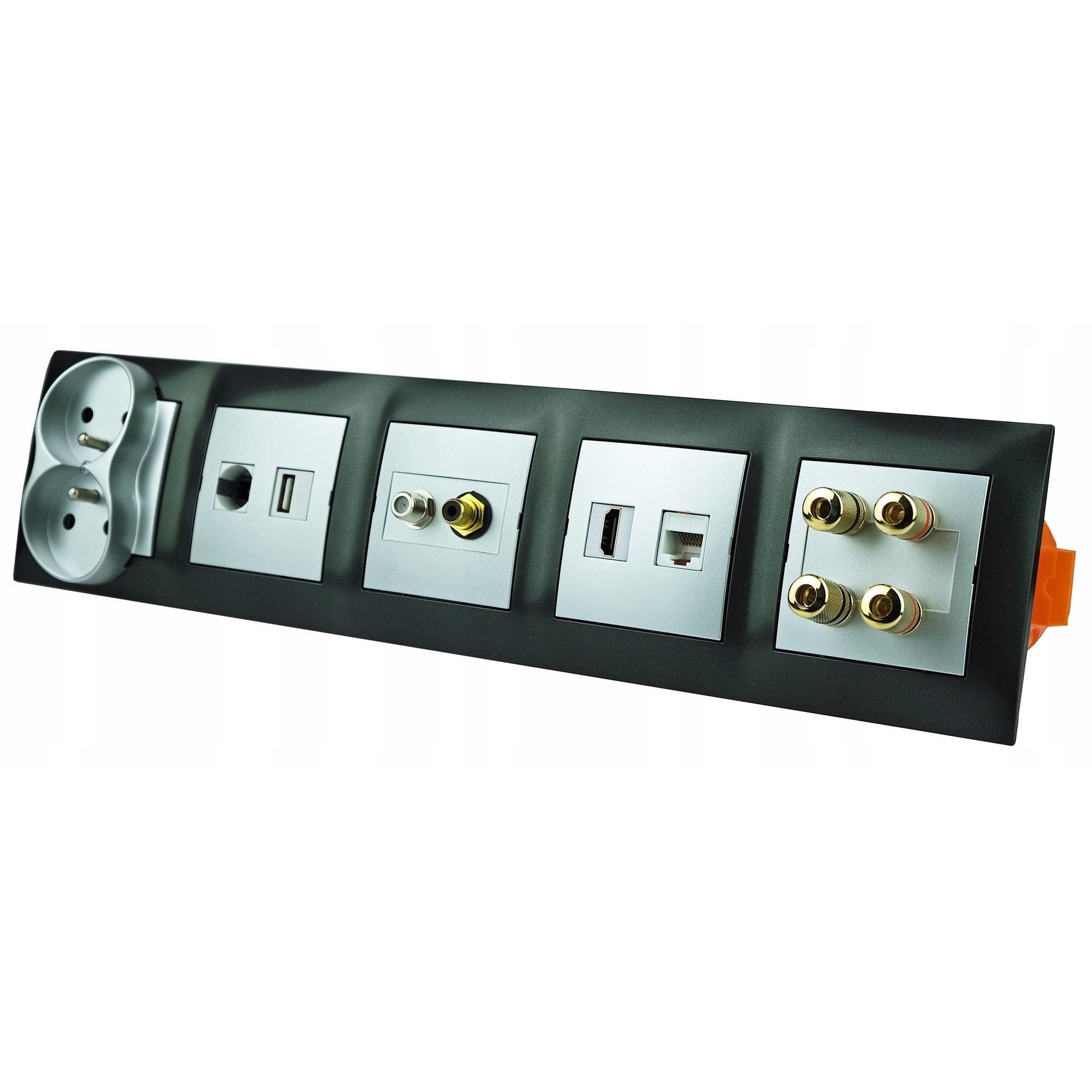 Prize Kontakt Simon Premium, antracit, 8,7x15,3x1cm, modul RJ-45 - eMAG.ro