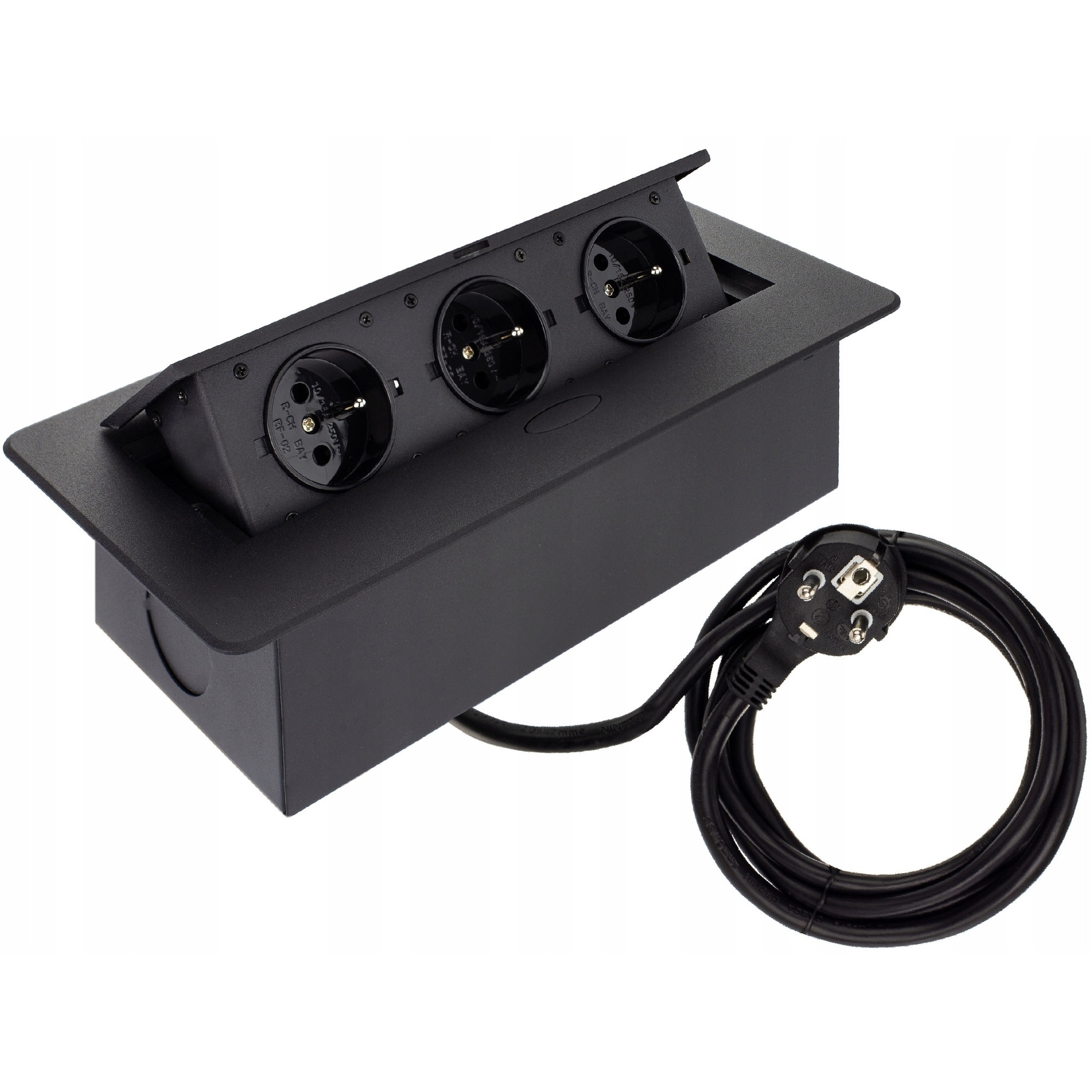 Priza modulara incastrata pentru birou, 3x 230V, 1.5m - eMAG.ro