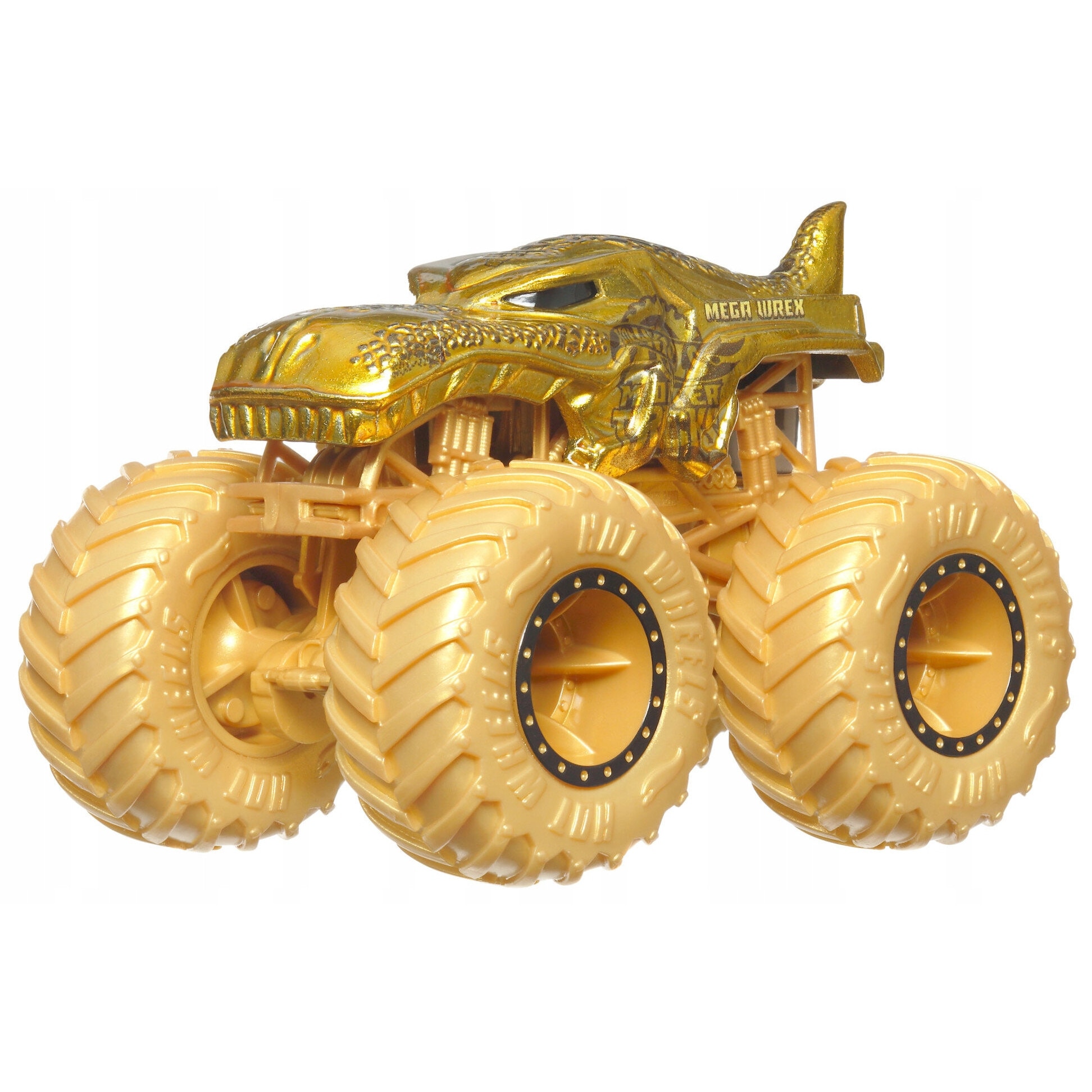 Masinuta Monster Truck Golden Mega Wrex Hot Wheels - eMAG.ro