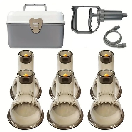 Set Ventuze Profesionale, cu Pistol, Vacuum – 6 Bucati si Cutie ...