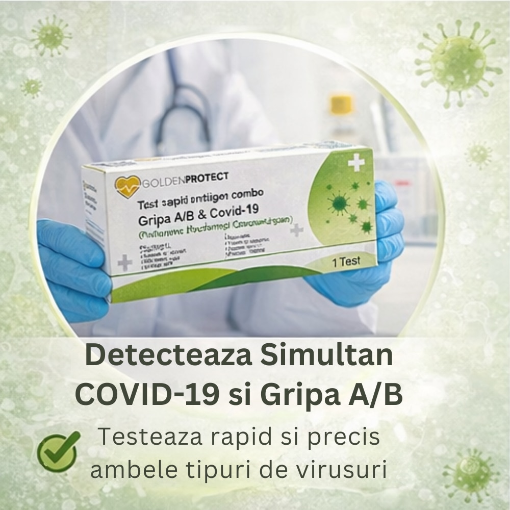 Test Rapid Antigen Golden Protect®, Combo 3 in 1 COVID-19 (SARS-CoV-2 ...