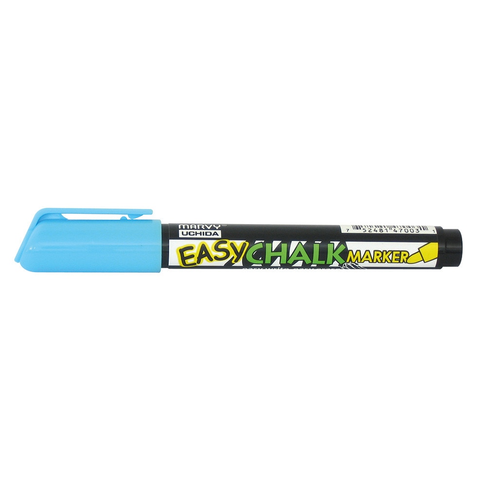 Маркер тебешир Uchida Marvy Easy Chalk, син, оп.12 - eMAG.bg