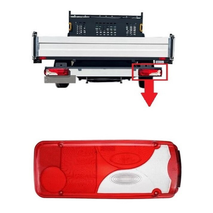 Sticlă pentru stop dreapta VW Crafter 2E (platformă) - eMAG.ro