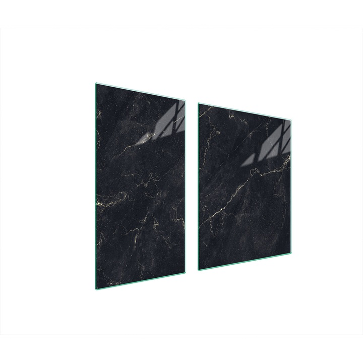 Placa de protectie din sticla pentru aragaz TMK ArtDeko, 30x60x52 cm ...