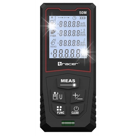 Dalmierz laserowy Tracer RapidMeasure, 50m, compact, set cu baterii ...