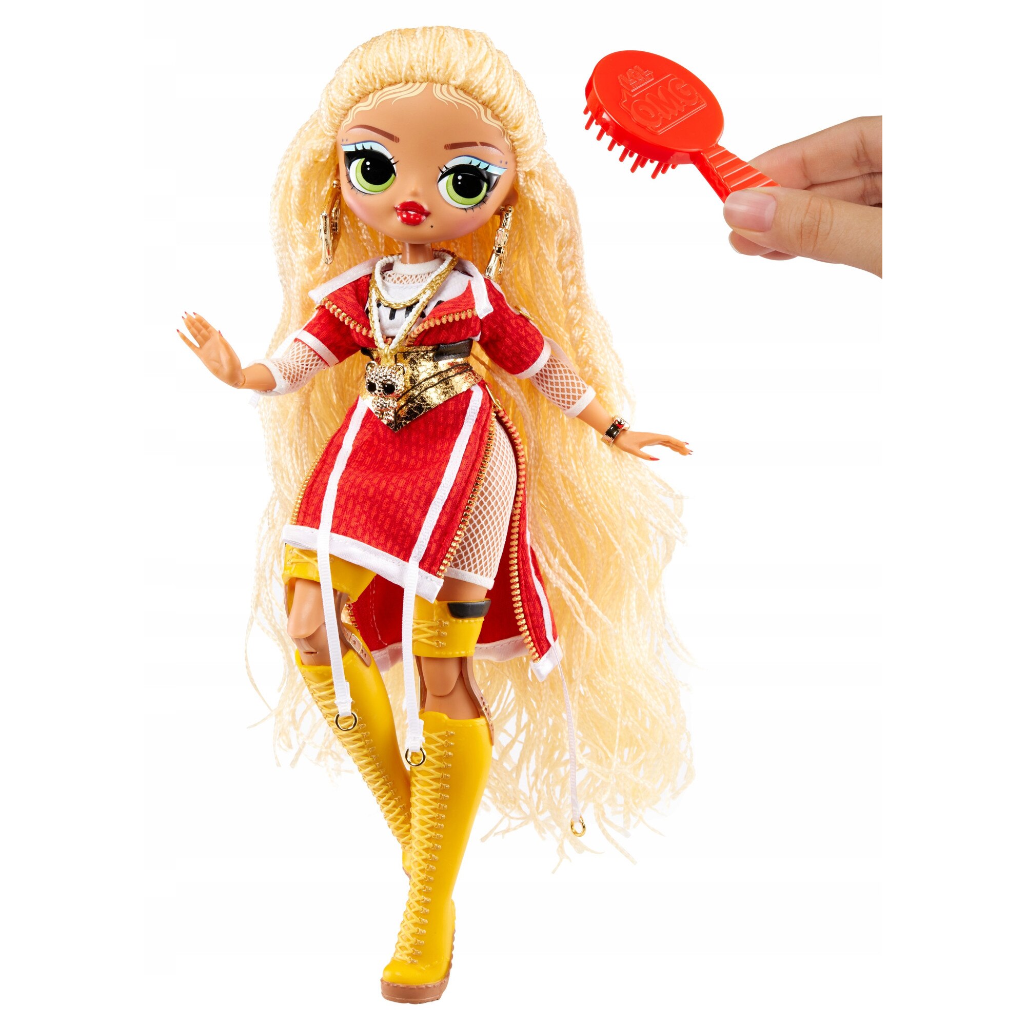 Papusa L.O.L. Surprise! OMG Fierce Dolls Swag, 29cm, set cu accesorii ...