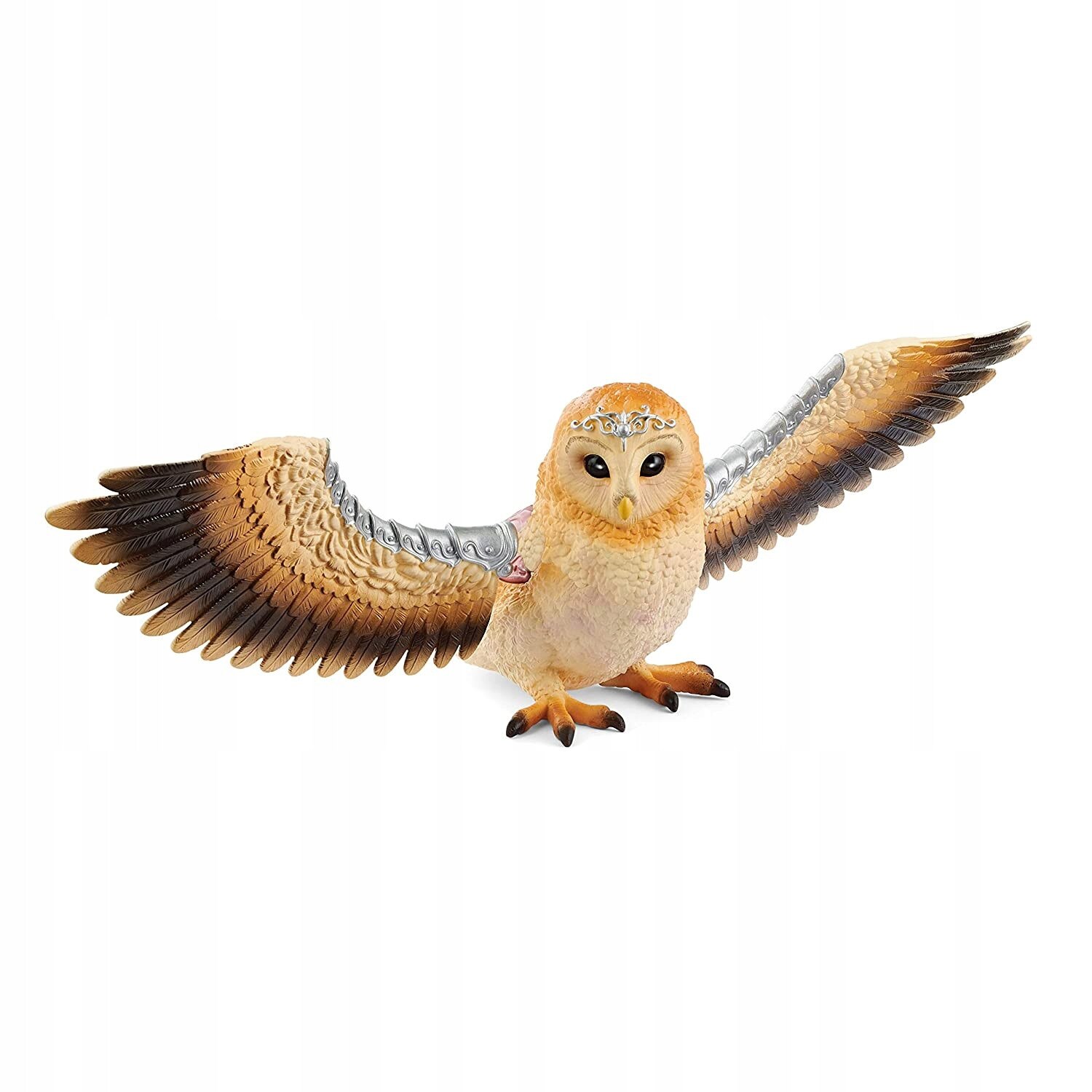 Figurina Schleich Elfka pe sowa, 16x3,5x11cm, set cu elf si sowa - eMAG.ro