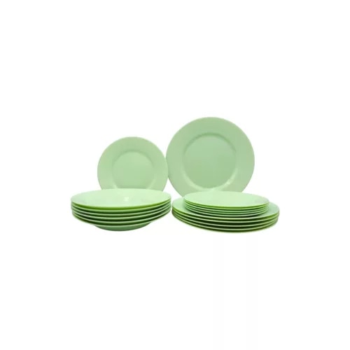 Set Vesela, Luminarc, 18 piese, Verde Paradise, pentru 6 persoane ...