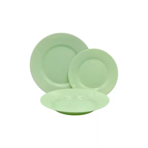 Set Vesela, Luminarc, 18 piese, Verde Paradise, pentru 6 persoane ...