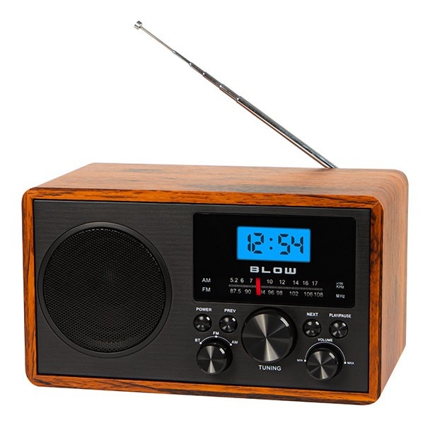Radio BLOW RA9 V2, Bluetooth, USB, SD, 3 inch, negru - eMAG.ro
