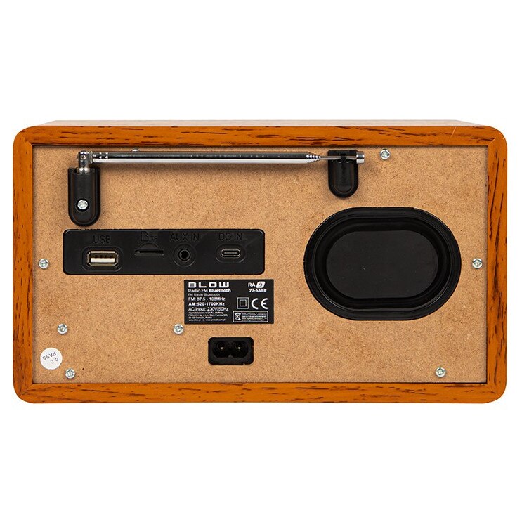 Radio BLOW RA9 V2, Bluetooth, USB, SD, 3 inch, negru - eMAG.ro