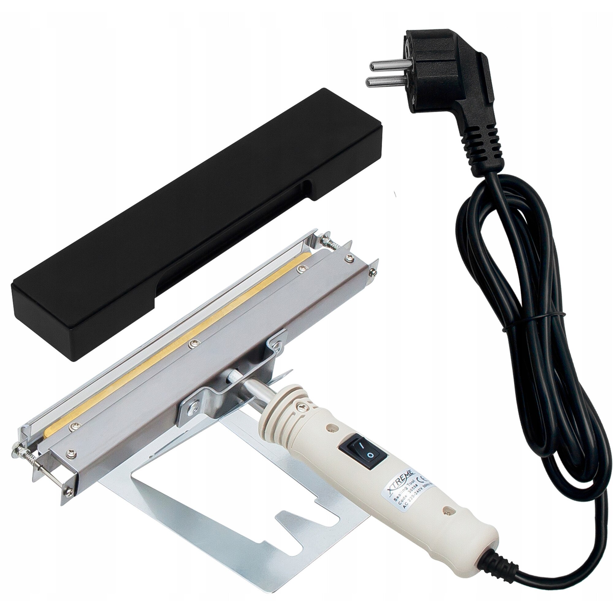 Aparat de lipit folie de plastic, Xtreme, 300W, grot de cupru 14mm, set ...