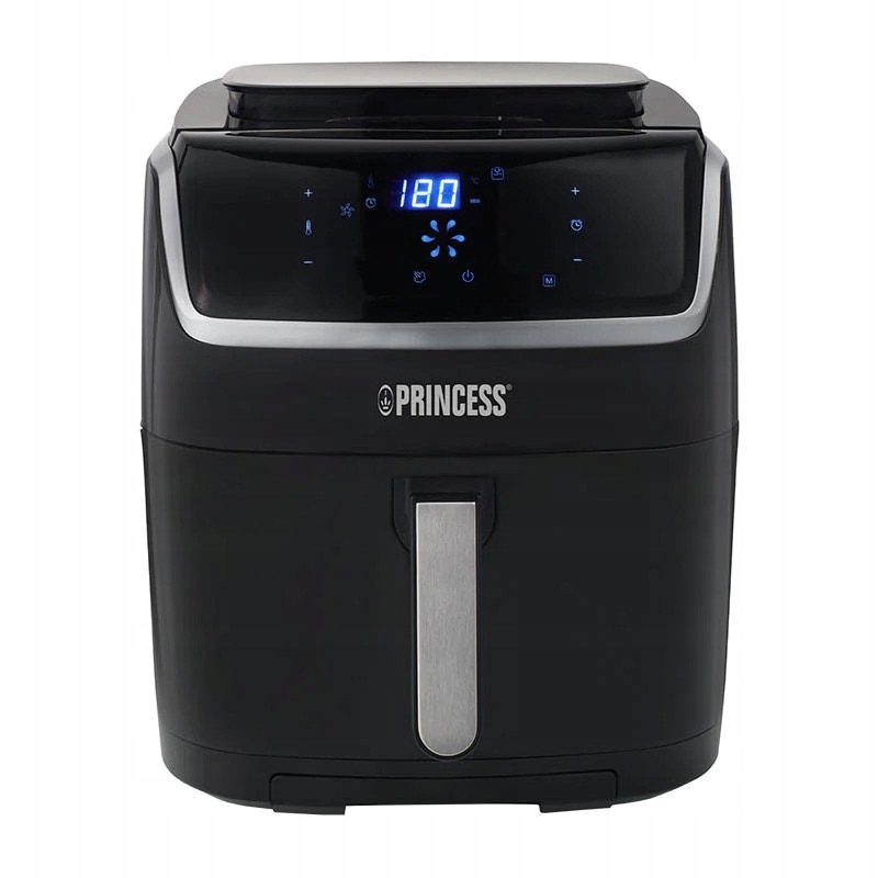 Friteuza cu aer cald, Princess 6.5L, 1700W, 8 programe, LCD, pentru 9 ...