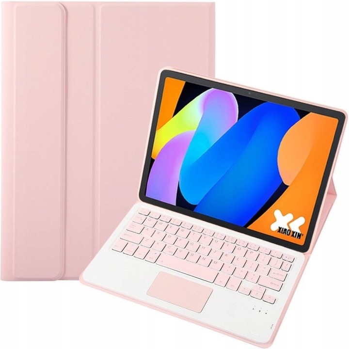 Husa cu tastatura wireless si Touchpad pentru tableta, compatibil cu ...