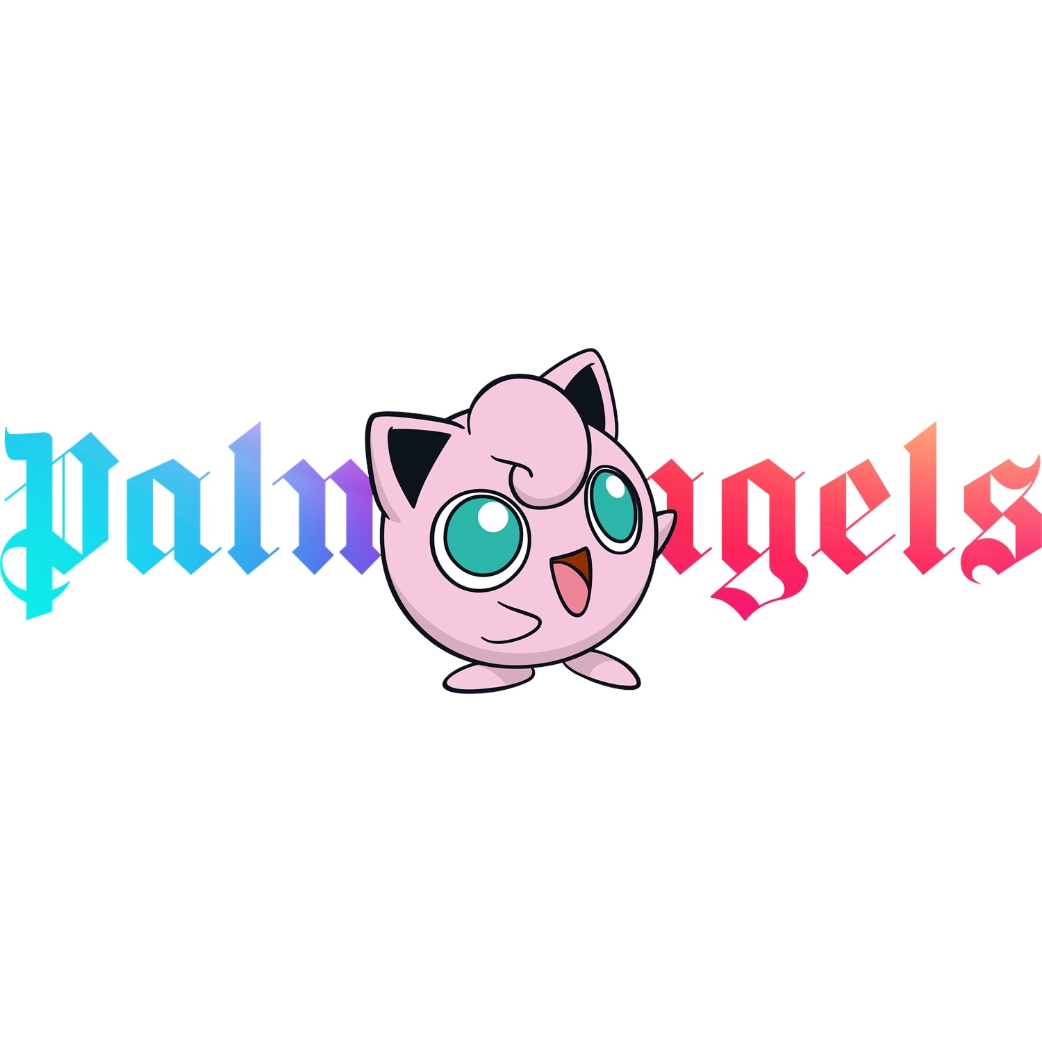 Sticker Adeziv Cu Pokemon, Cu Textul "Palms Angels" - Design 1, cu ...