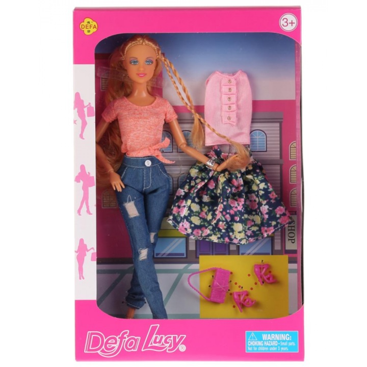 Papusa cu accesorii, Maksik, 21x5,5x32cm - eMAG.ro