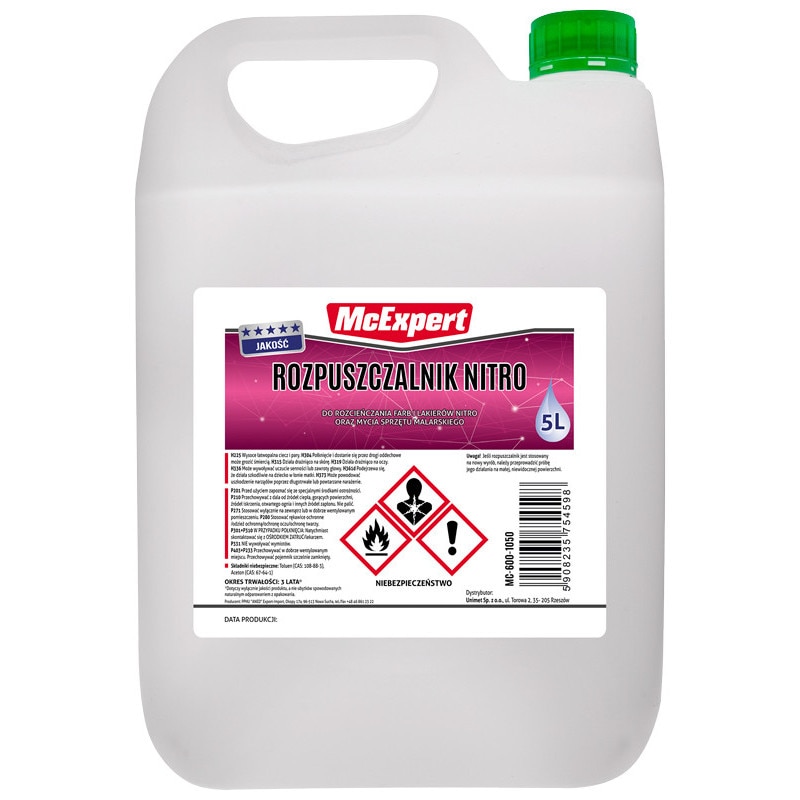 Diluant Nitro MC Expert DC, 5L - eMAG.ro